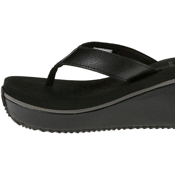 Volatile | Shoes | Volatile Chic Black Comfy Wedges Htf 1 | Poshmark